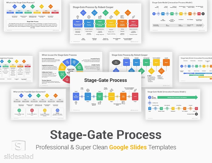 Stage Gate Process Google Slides Template - SlideSalad