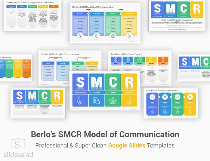 Berlo’s SMCR Model of Communication Google Slides Template - SlideSalad