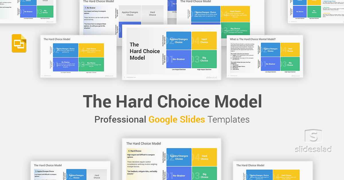 Hard Choice Model Google Slides Template - SlideSalad