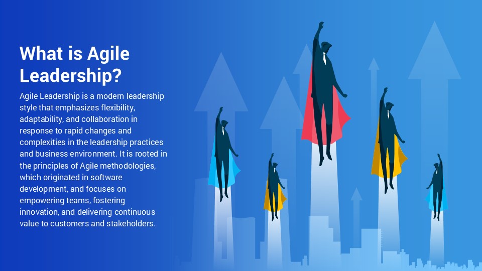 Agile Leadership PowerPoint Template Designs - SlideSalad