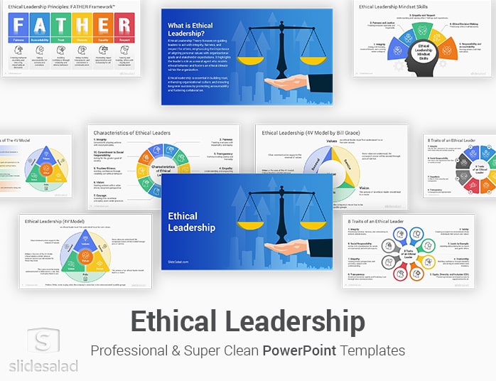 Ethical Leadership PowerPoint Template Designs - SlideSalad