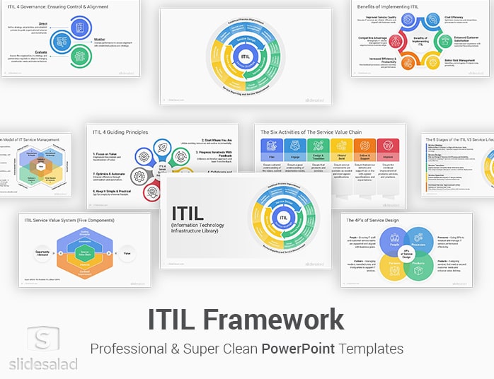 ITIL Framework PowerPoint Template Designs - SlideSalad