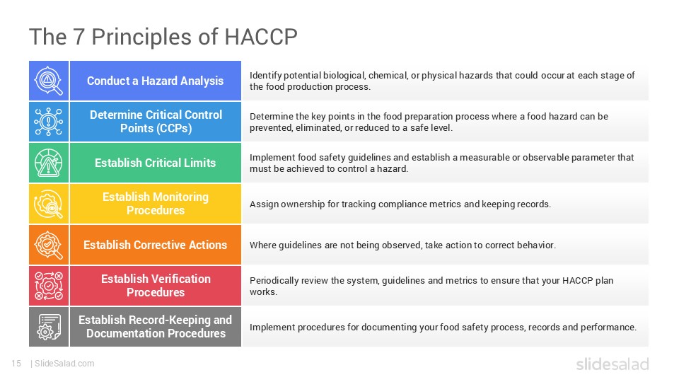 HACCP Google Slides Template Designs - SlideSalad