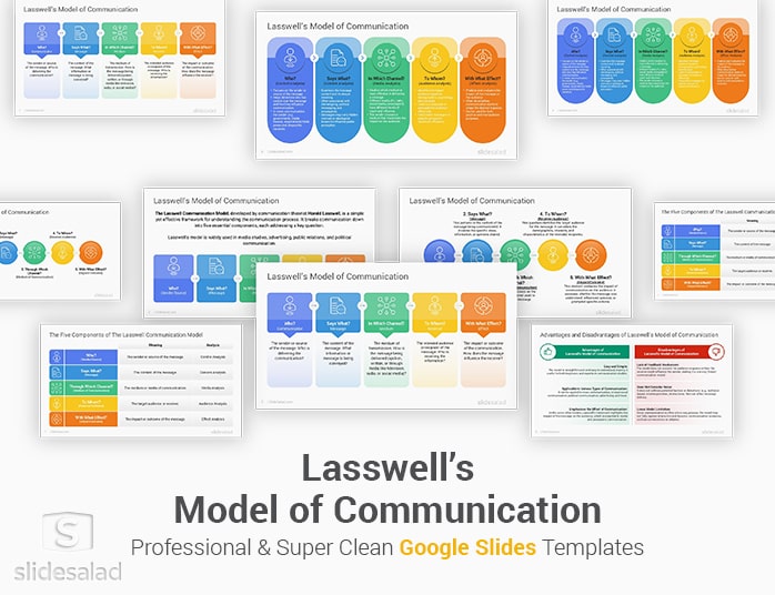 Lasswell’s Model of Communication Google Slides Template - SlideSalad