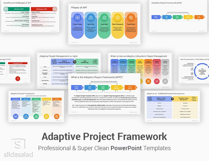 Adaptive Project Framework PowerPoint Template - SlideSalad