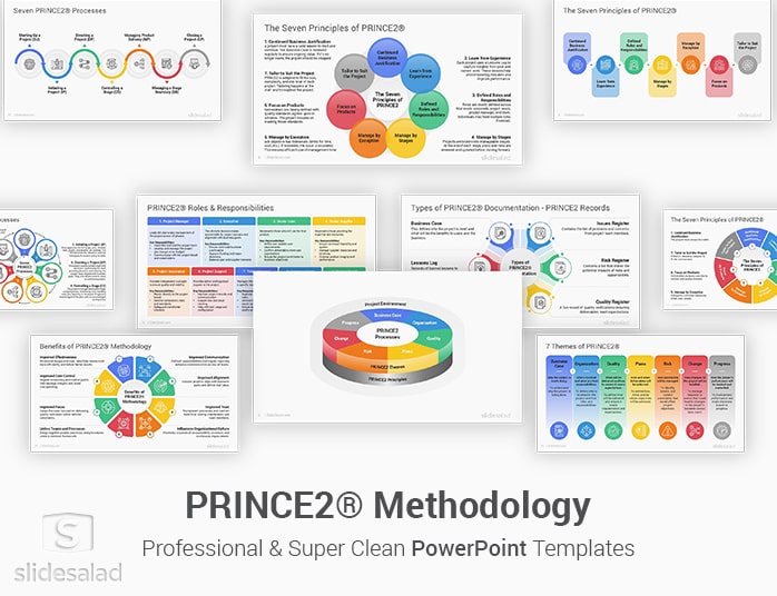 PRINCE2 Methodology PowerPoint Template - SlideSalad